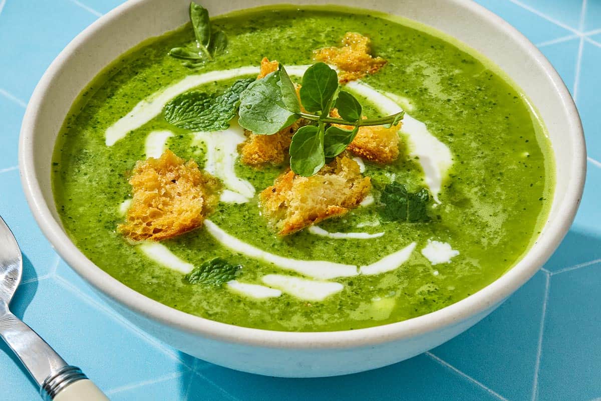 Watercress Soup | The Mediterranean Dish
