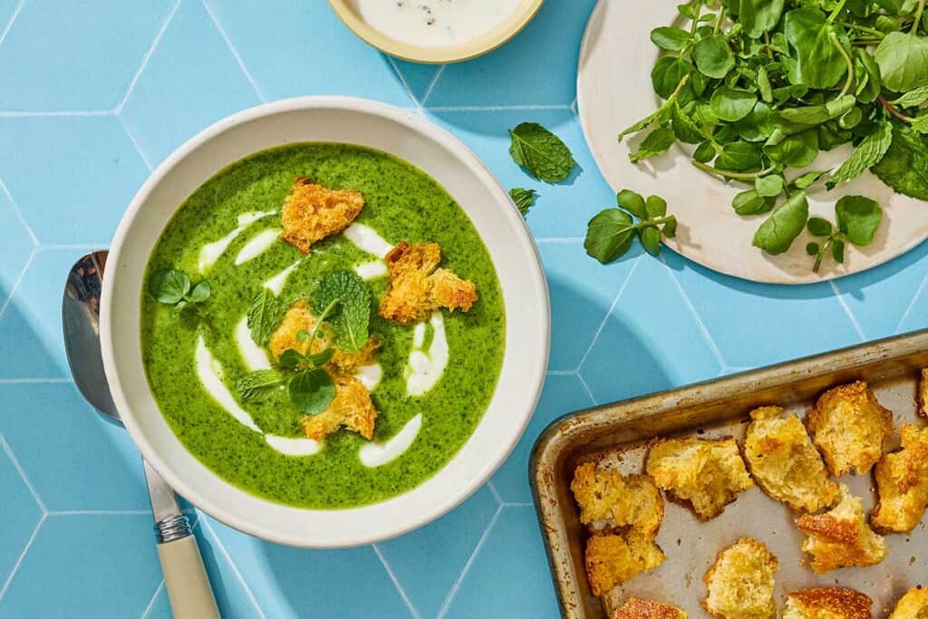 Watercress Soup | The Mediterranean Dish