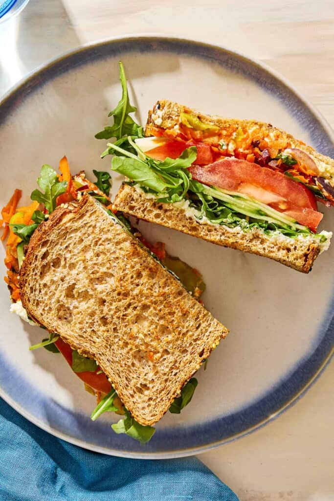 Veggie Sandwich Recipe | The Mediterranean Dish