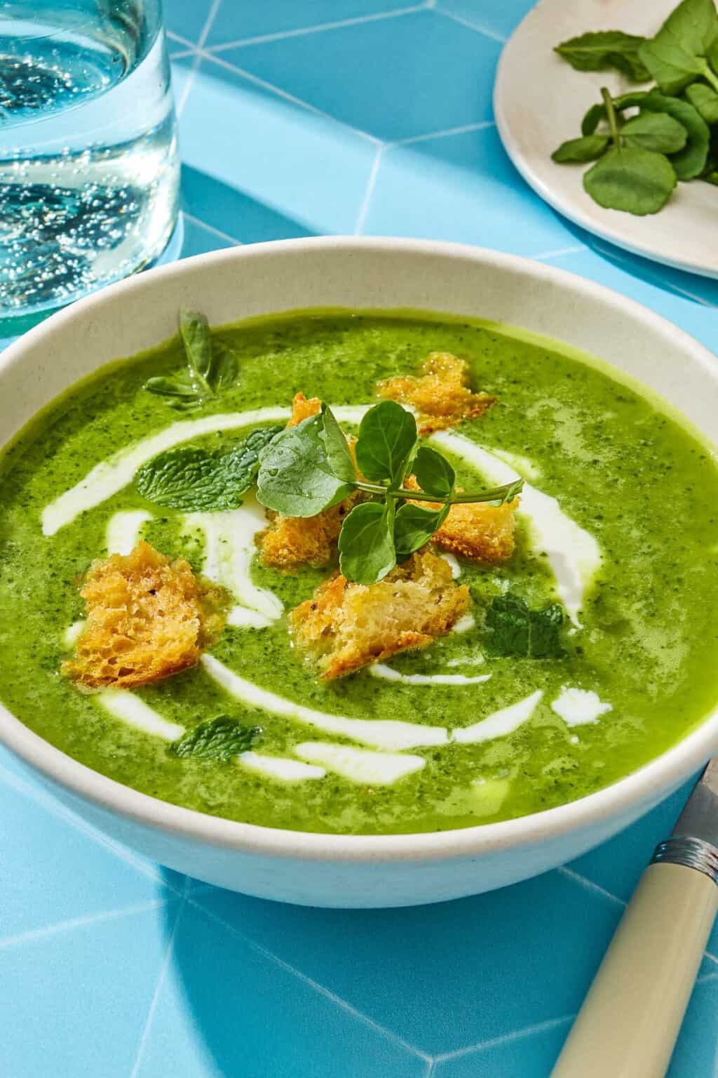 Watercress Soup | The Mediterranean Dish
