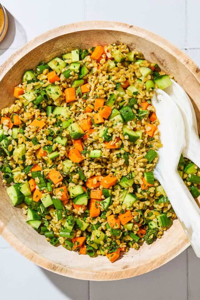 Freekeh Salad | The Mediterranean Dish