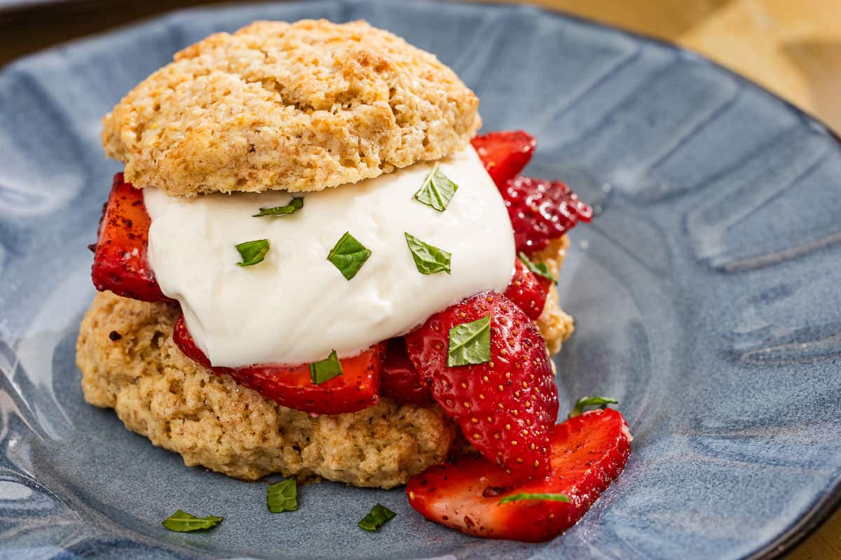 Strawberry Sorbet with Rose Water - The Mediterranean Dish