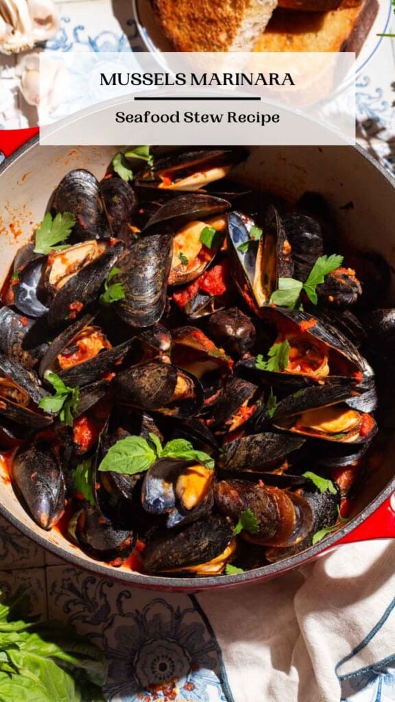 Mussels Marinara - The Mediterranean Dish