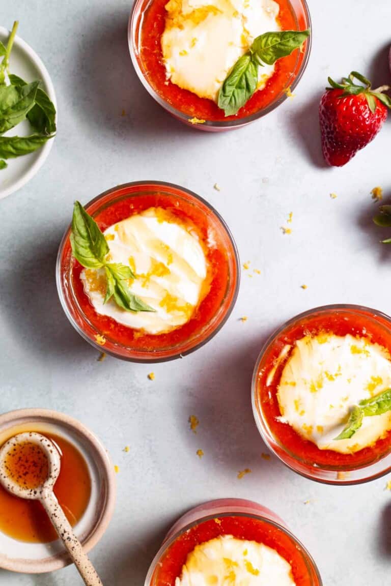 Strawberry Pudding (Gelo di Fragole) | The Mediterranean Dish