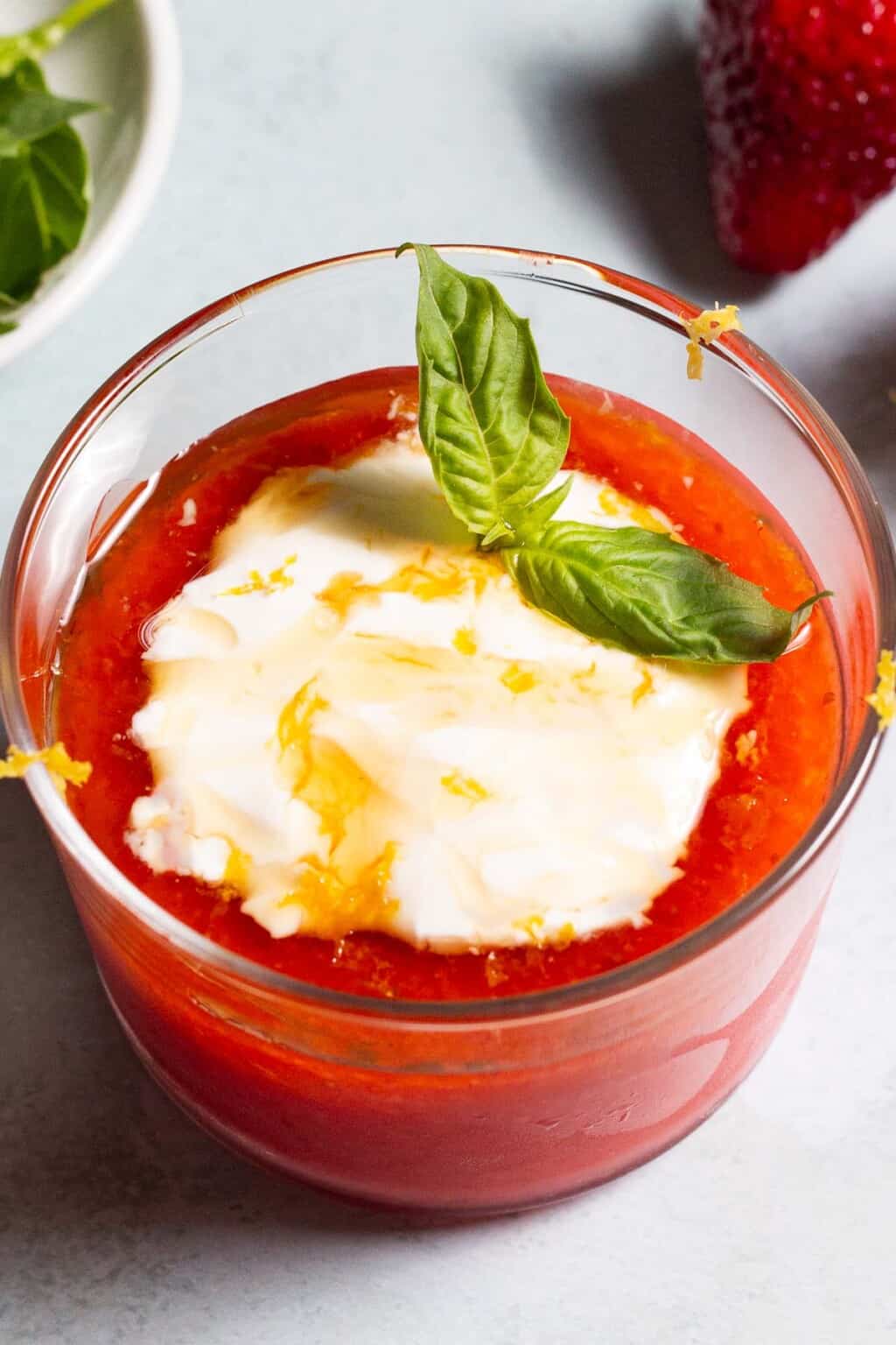 Strawberry Pudding (Gelo di Fragole) | The Mediterranean Dish