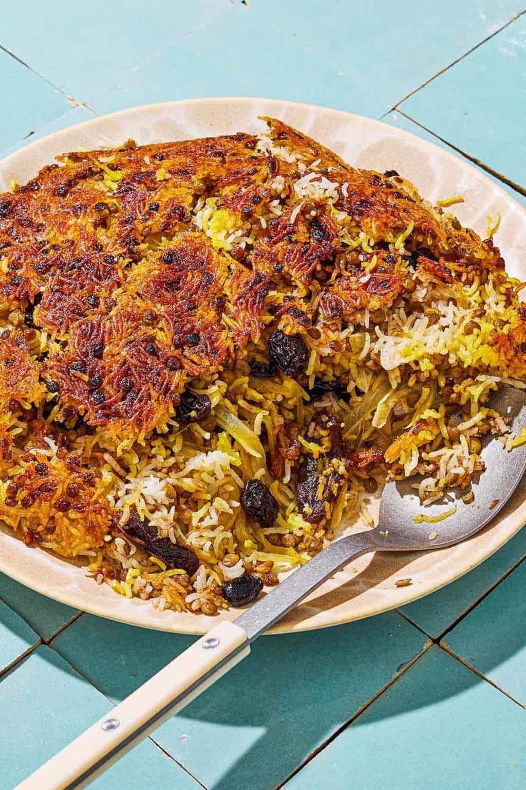 Adas Polo (Rice and Lentils Recipe) | The Mediterranean Dish