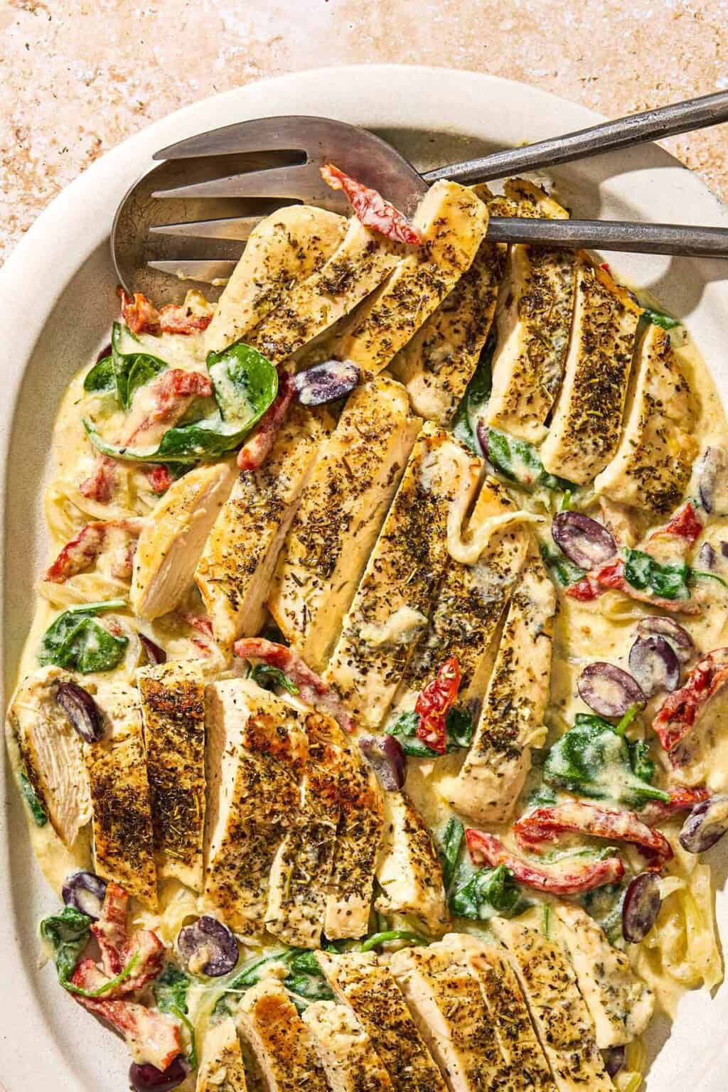 Sun Dried Tomato Chicken | The Mediterranean Dish