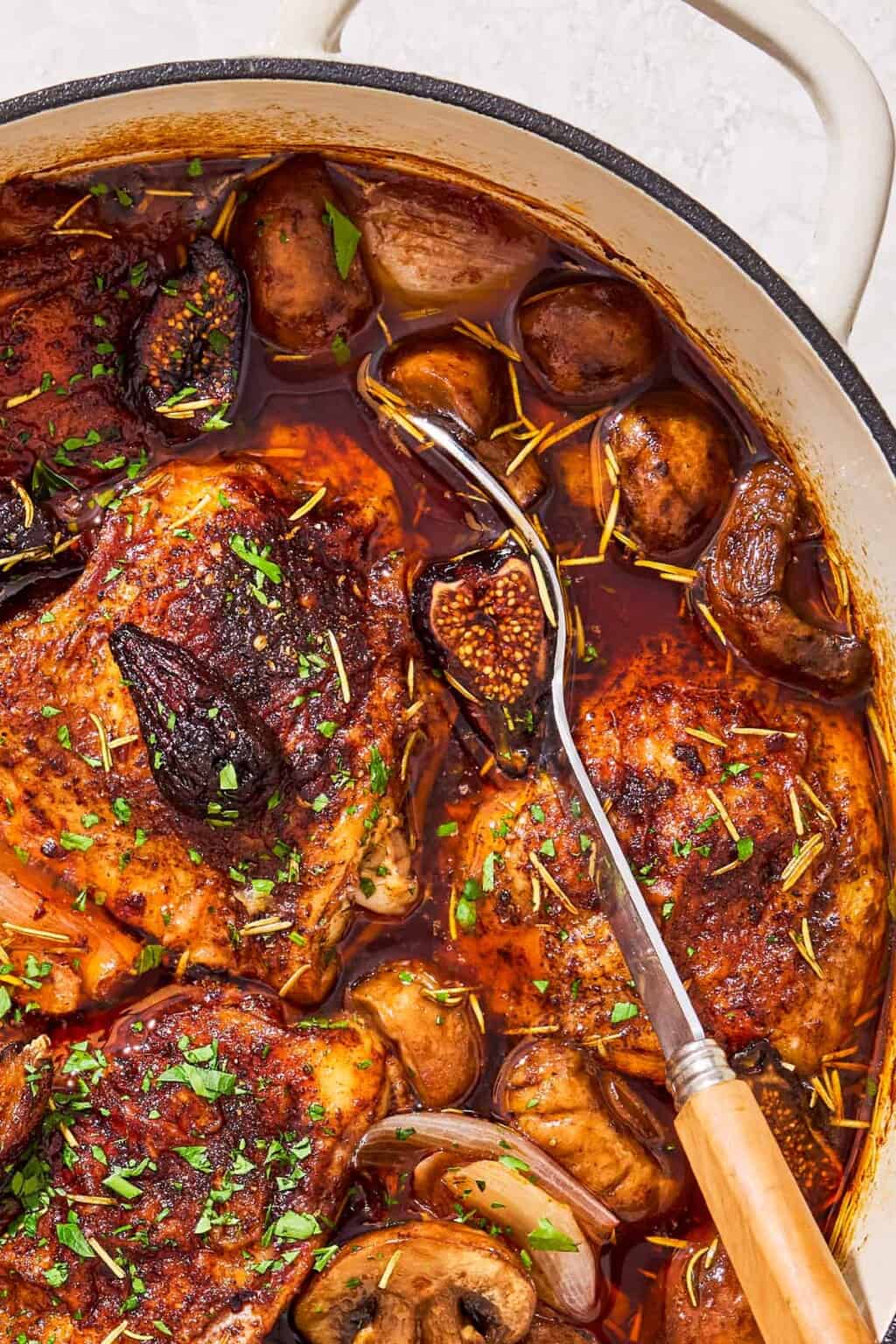 Braised Chicken Thighs | The Mediterranean Dish