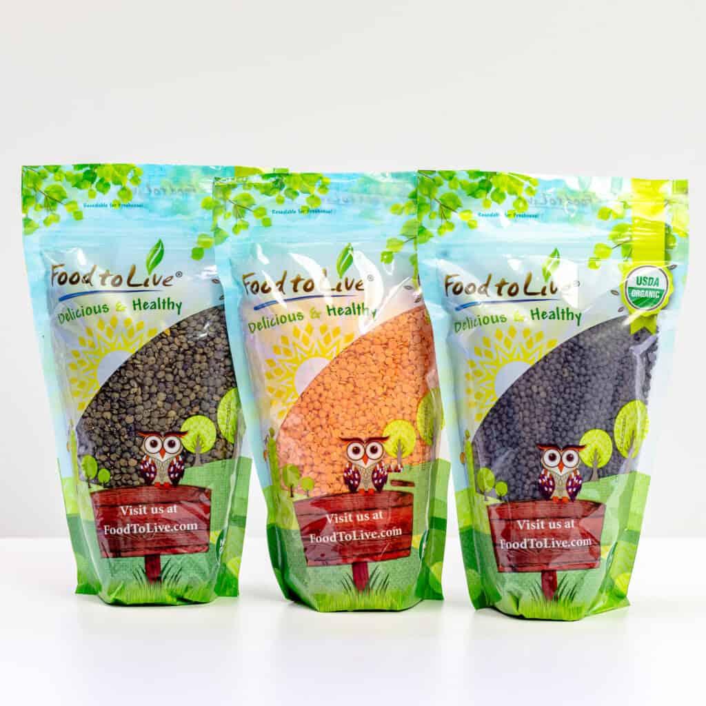 French Lentil Salad with Vegetables | The Mediterranean Dish