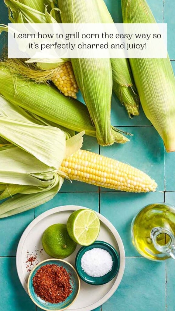 Grilled Corn On The Cob - The Mediterranean Dish