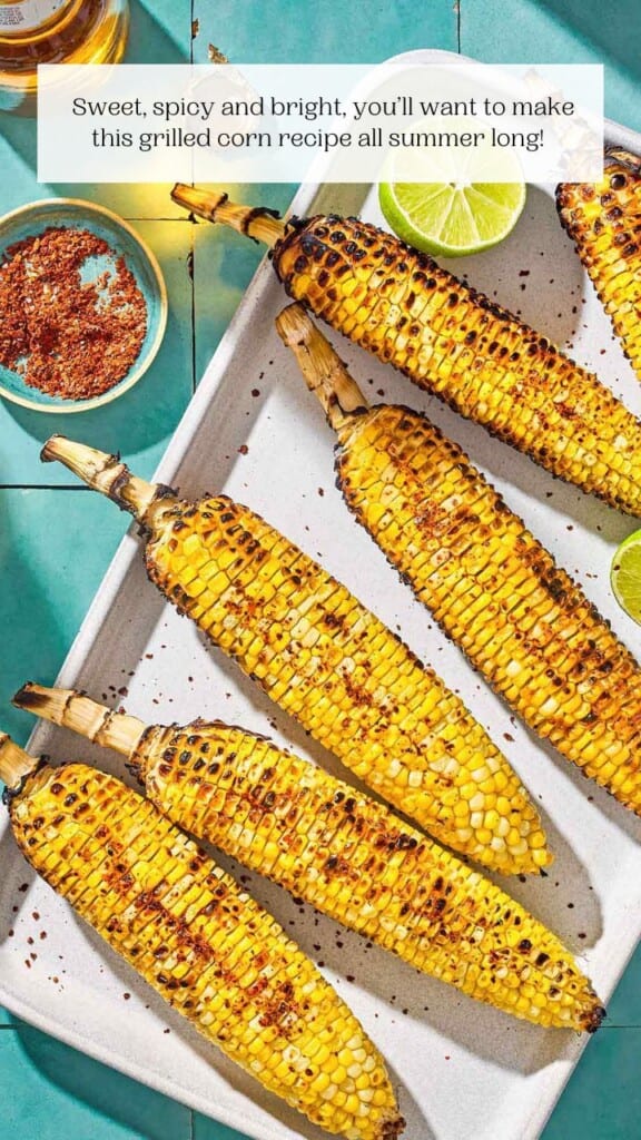 Grilled Corn On The Cob - The Mediterranean Dish