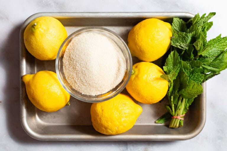 Lemon Sorbet | The Mediterranean Dish