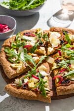 Veggie Pizza (Vegetarian Pizza Recipe) | The Mediterranean Dish