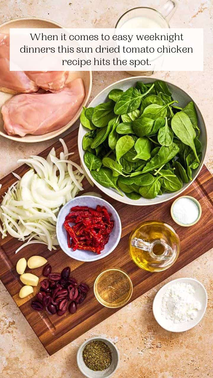 Sun Dried Tomato Chicken (No Heavy Cream) - The Mediterranean Dish