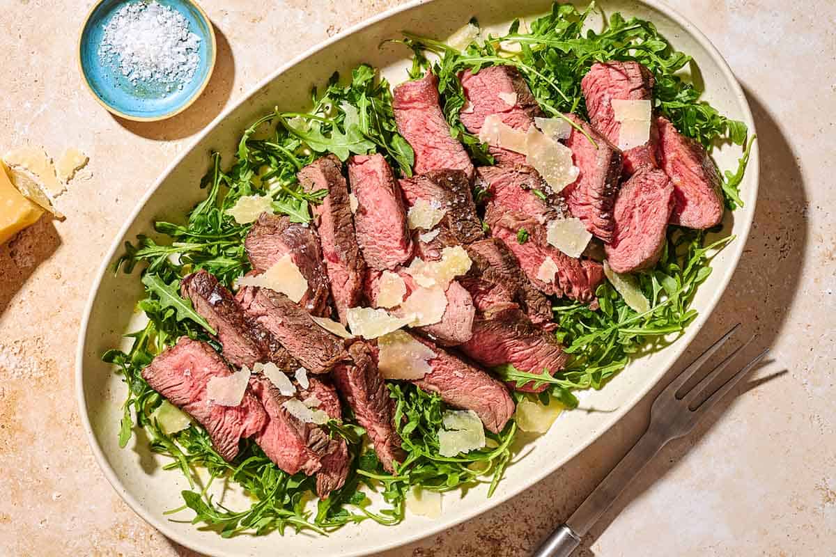 Tagliata di Manzo (Italian Steak) | The Mediterranean Dish