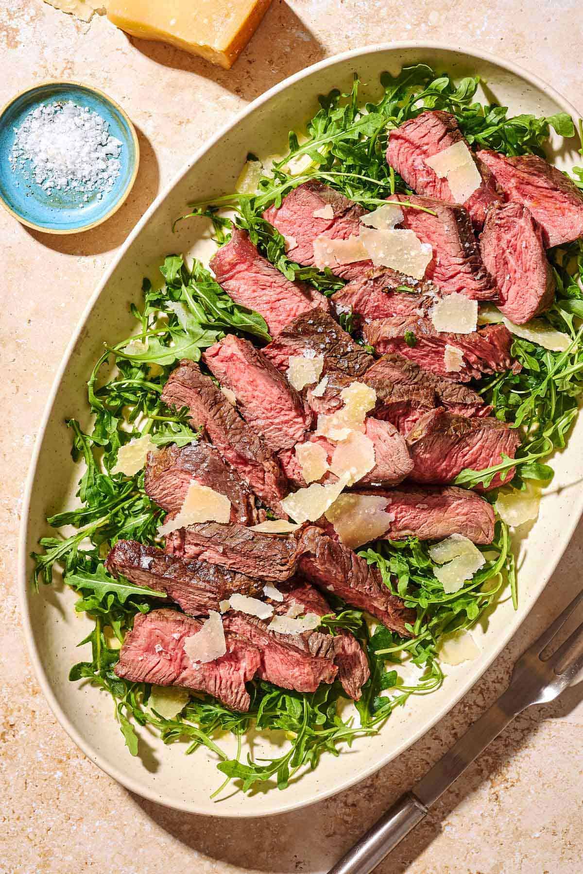 Tagliata di Manzo (Italian Steak) | The Mediterranean Dish