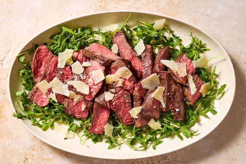 Tagliata di Manzo (Italian Steak) | The Mediterranean Dish