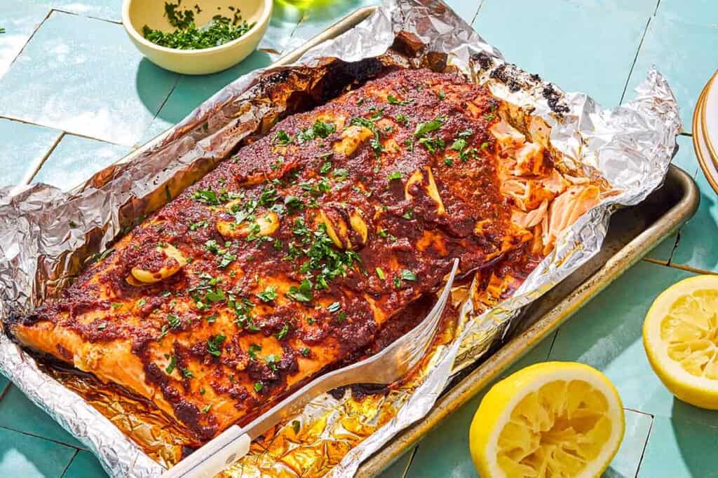 Turkish-Style Marinated Salmon Recipe | The Mediterranean Dish