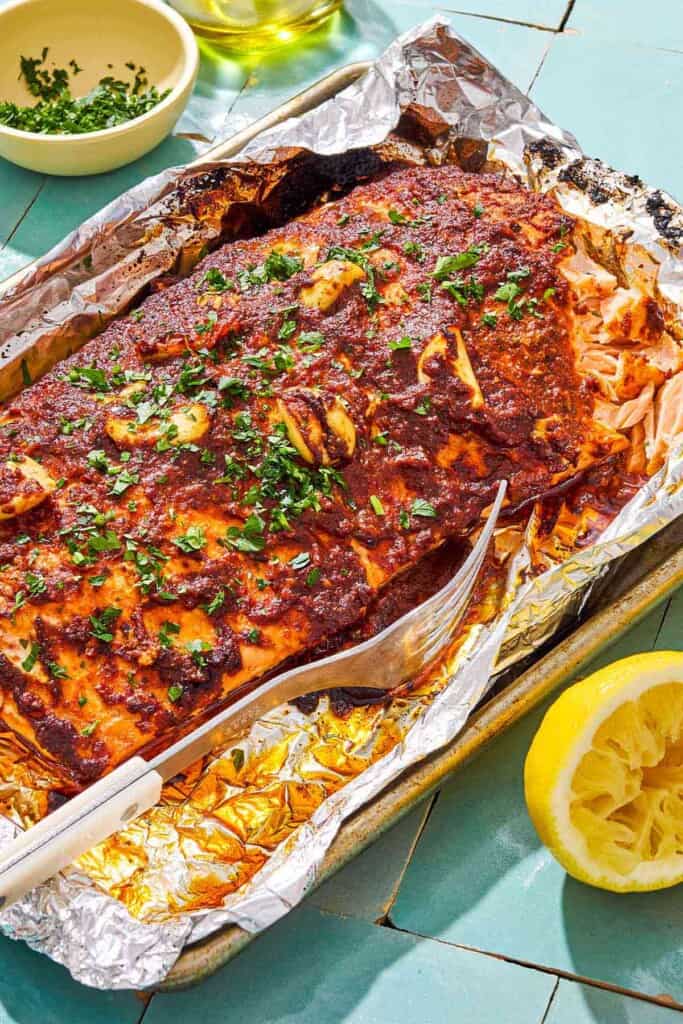 Turkish-Style Marinated Salmon Recipe | The Mediterranean Dish