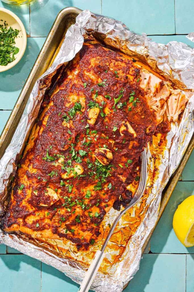Turkish-Style Marinated Salmon Recipe | The Mediterranean Dish