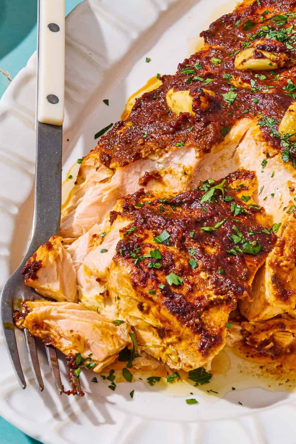 Turkish-Style Marinated Salmon Recipe | The Mediterranean Dish