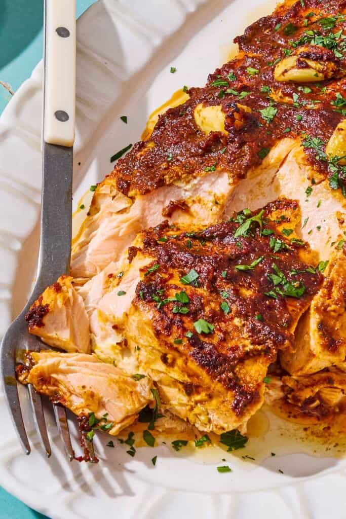 Turkish-Style Marinated Salmon Recipe | The Mediterranean Dish