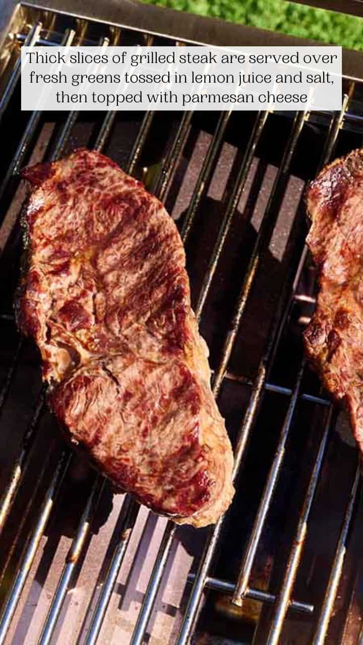 Tagliata Di Manzo (Italian Steak With Arugula And Parmesan) - The ...