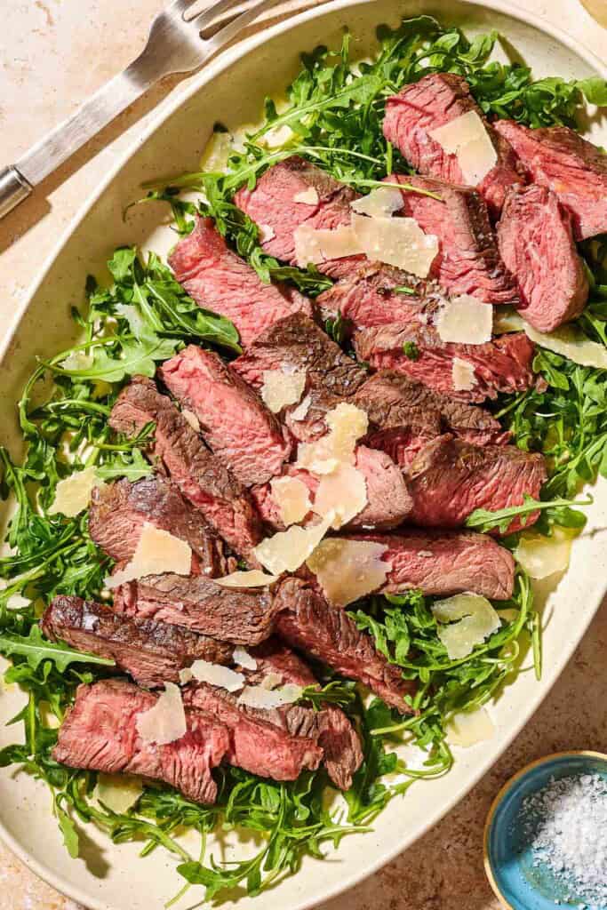 Tagliata di Manzo (Italian Steak) | The Mediterranean Dish