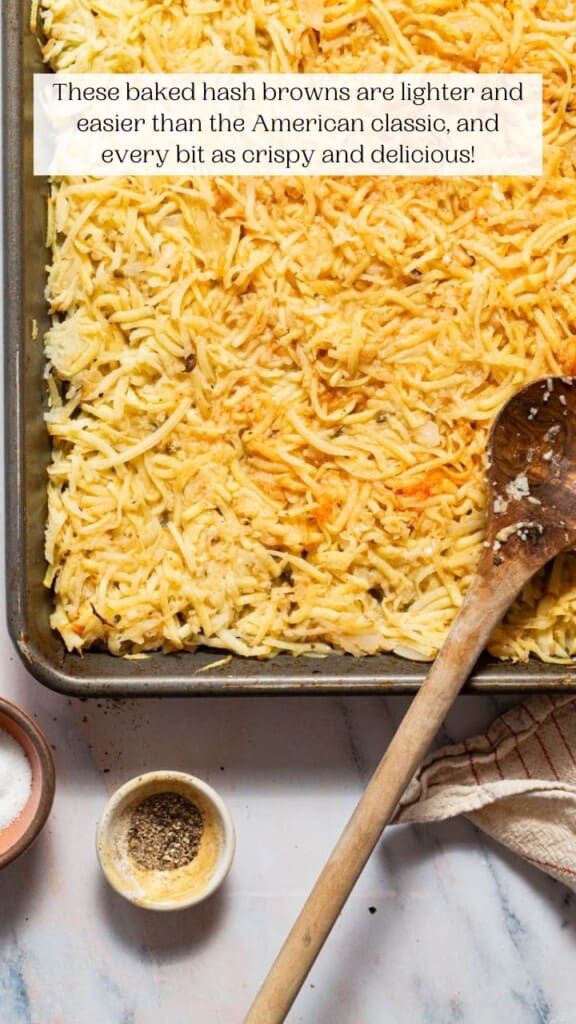 Crispy Baked Hash Browns with Parmesan Cheese - The Mediterranean Dish
