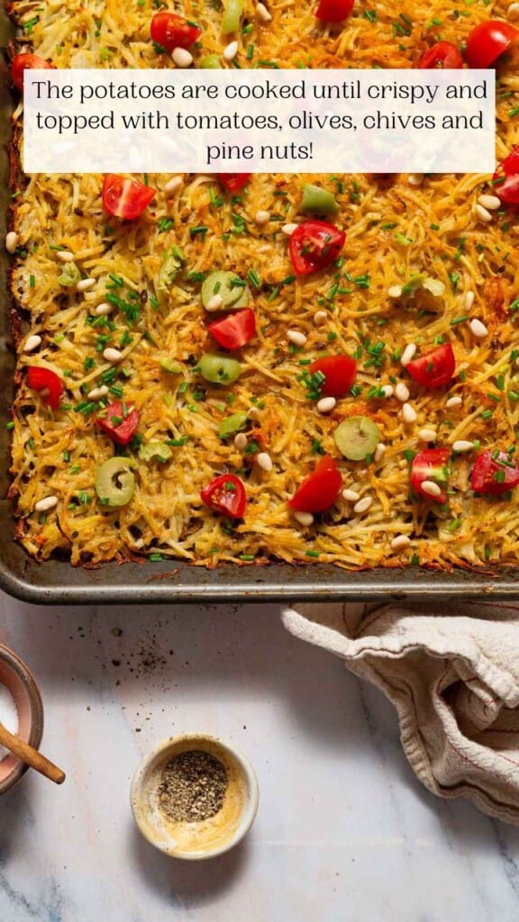 Crispy Baked Hash Browns with Parmesan Cheese - The Mediterranean Dish