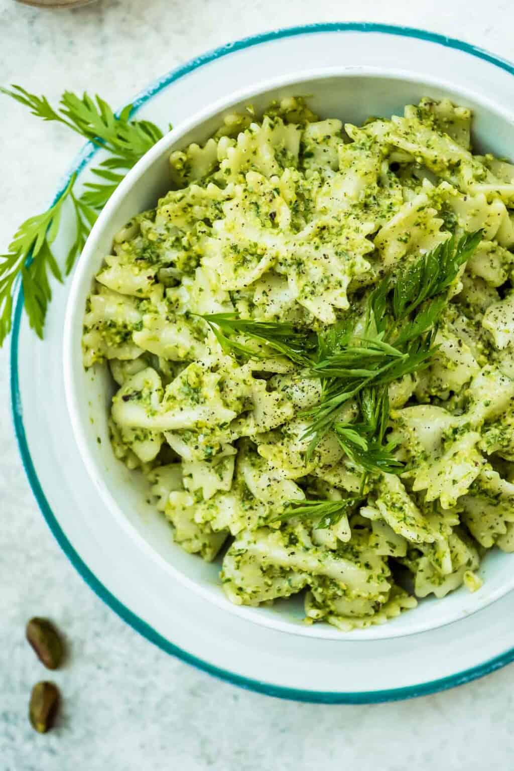 Carrot Top Pesto | The Mediterranean Dish