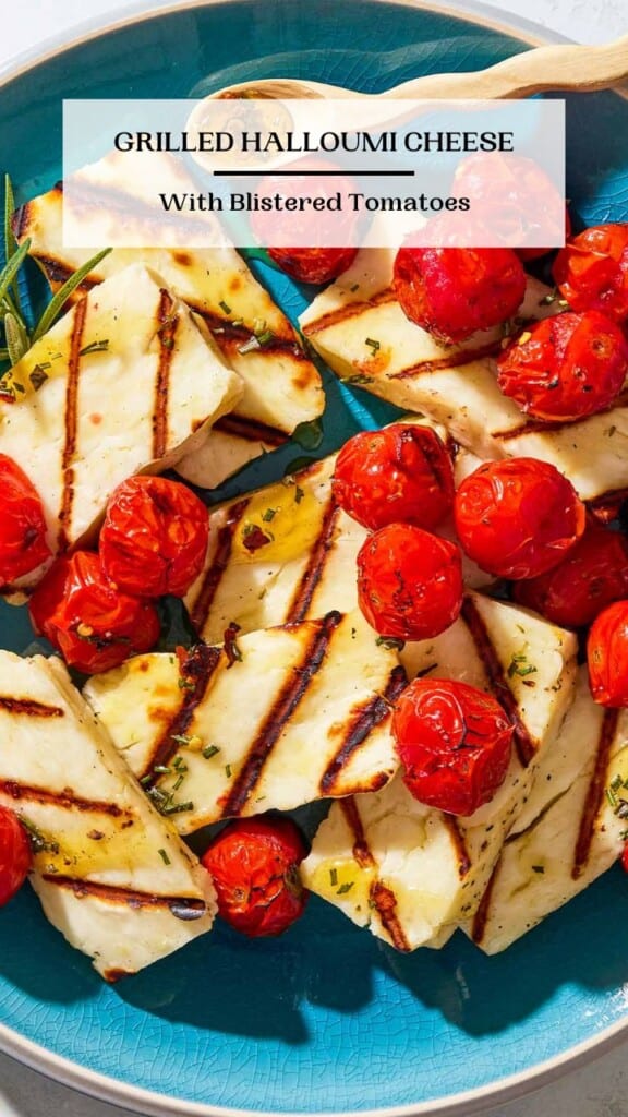 Grilled Halloumi with Blistered Cherry Tomatoes and Honey-Rosemary ...