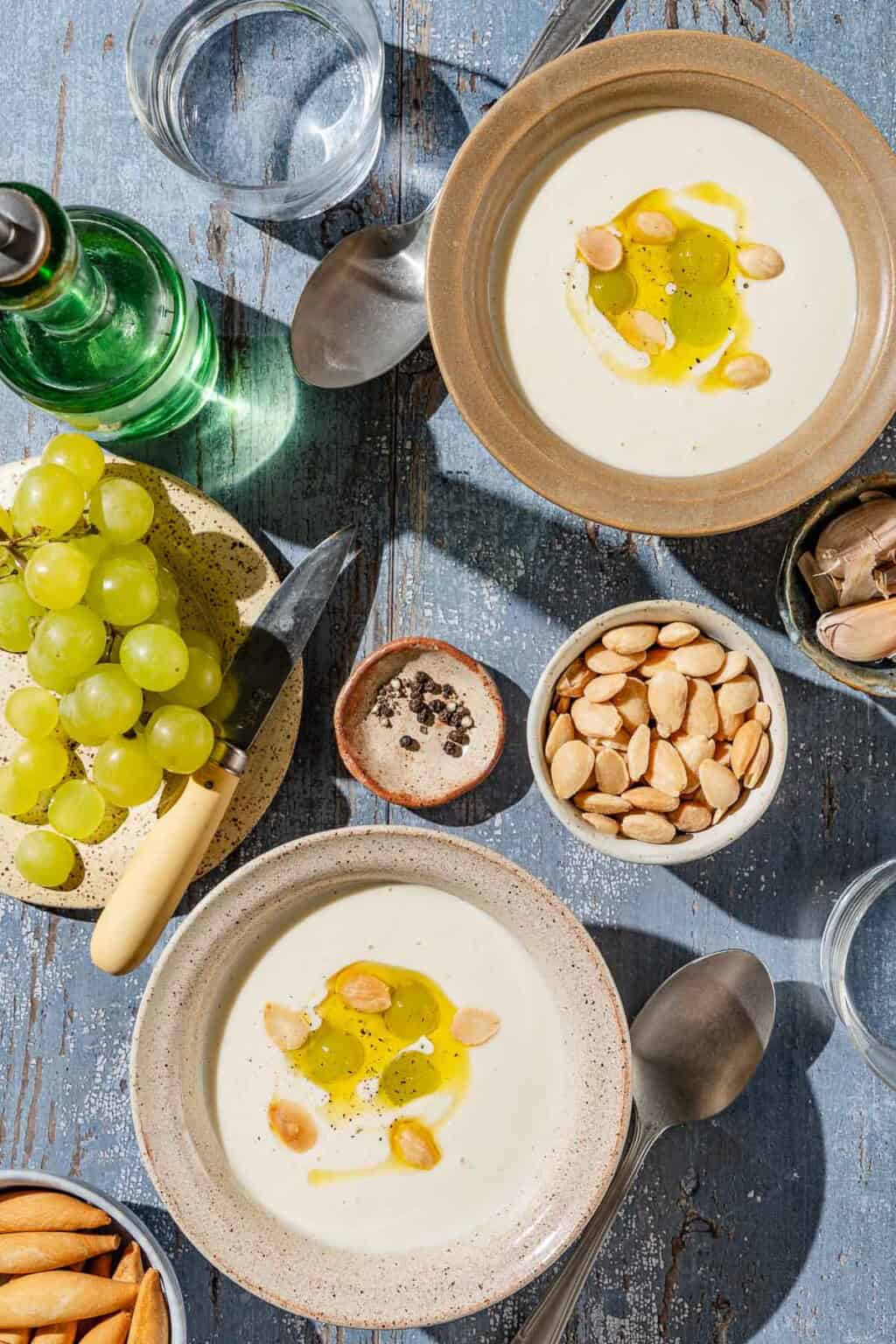 Ajo Blanco (White Gazpacho) | The Mediterranean Dish
