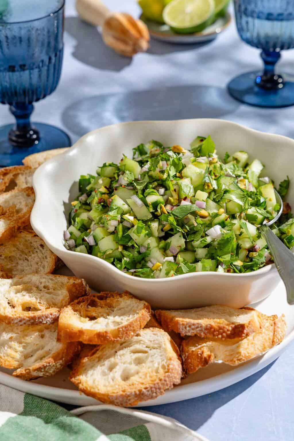 Cucumber Salsa | The Mediterranean Dish