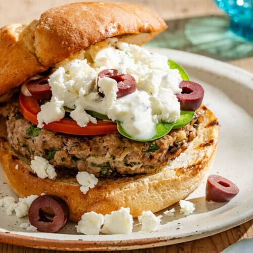 Turkey Burgers Recipe | The Mediterranean Dish