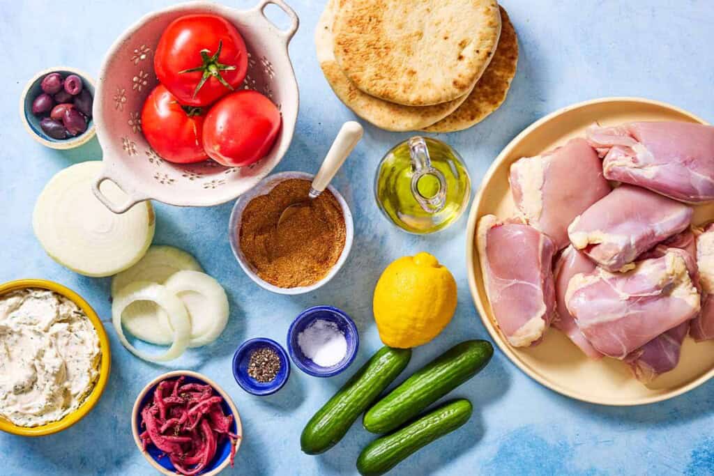 Grilled Chicken Shawarma | The Mediterranean Dish