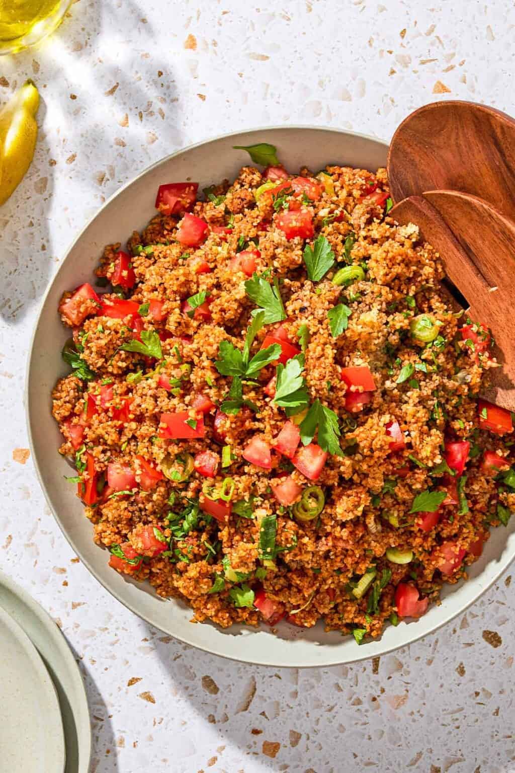Kisir (Turkish Bulgur Salad) | The Mediterranean Dish