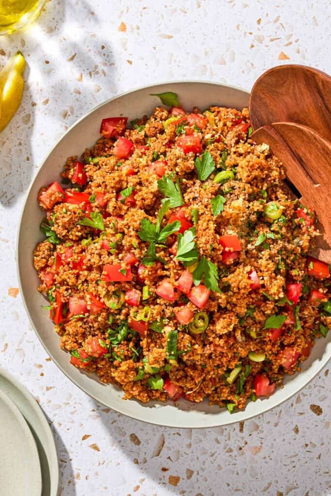 Kisir (Turkish Bulgur Salad) | The Mediterranean Dish