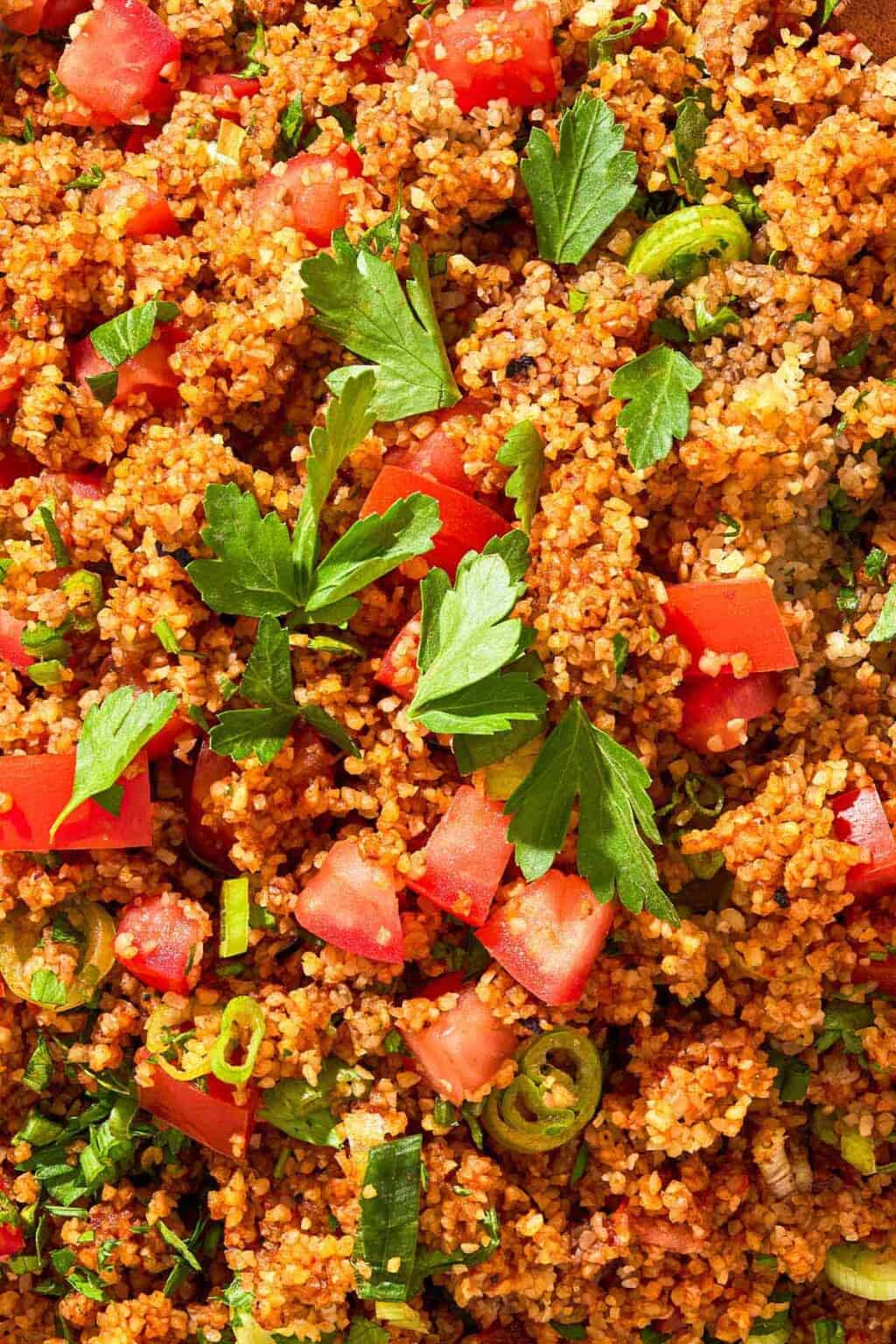 Kisir (Turkish Bulgur Salad) | The Mediterranean Dish