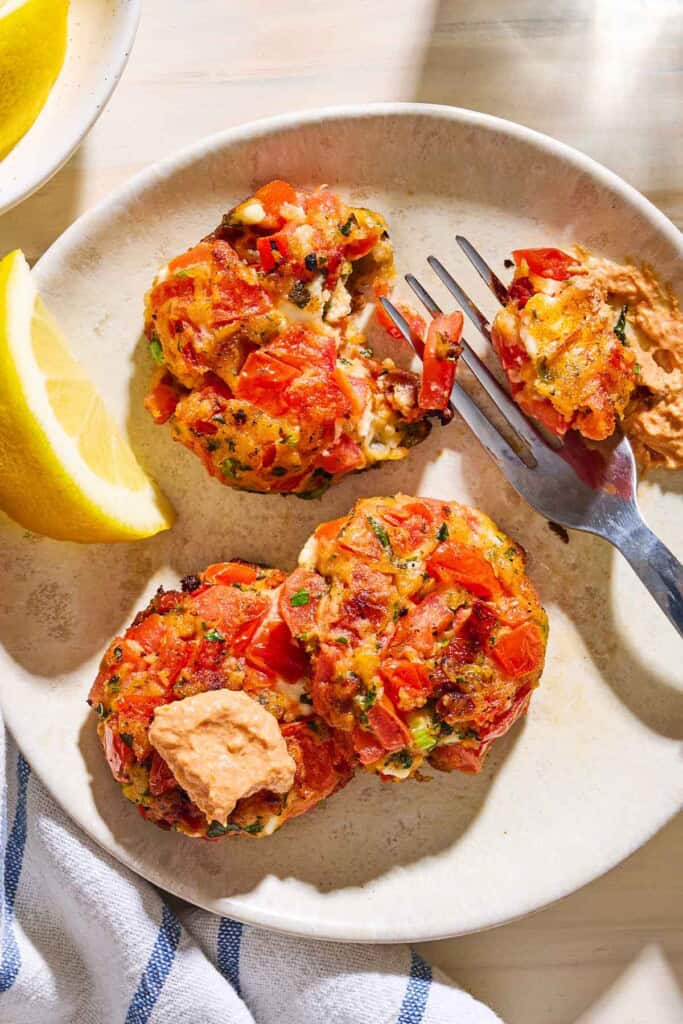 Greek Tomato Fritters | The Mediterranean Dish