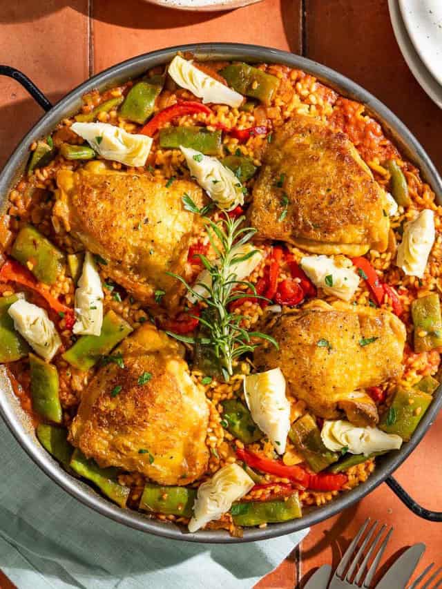 Easy Chicken Paella - The Mediterranean Dish