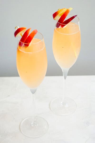 Peach Bellini | The Mediterranean Dish