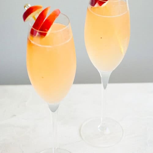 Peach Bellini | The Mediterranean Dish
