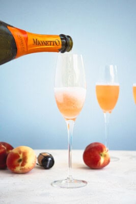 Peach Bellini | The Mediterranean Dish