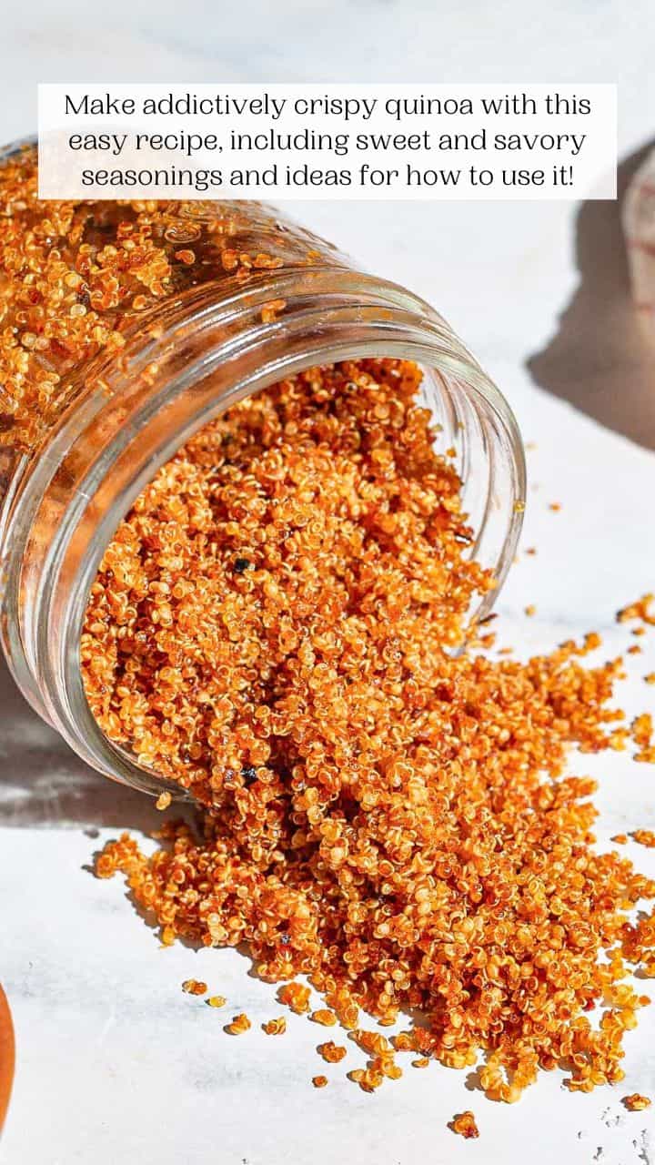 How to Make Crispy Quinoa - The Mediterranean Dish