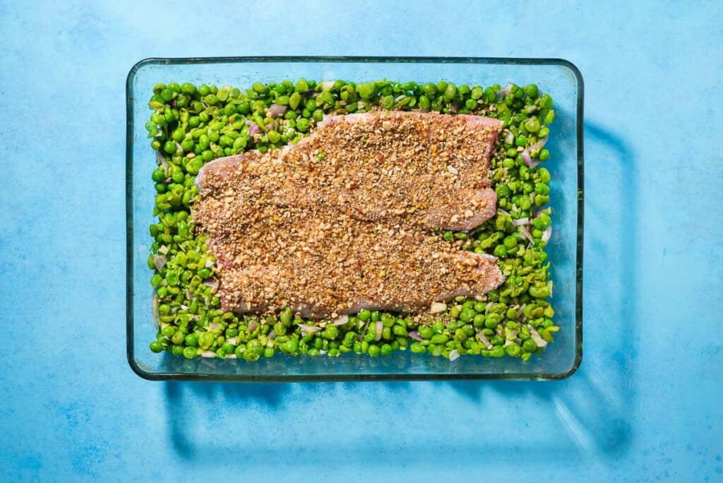 Dukkah Crusted Sea Bass | The Mediterranean Dish
