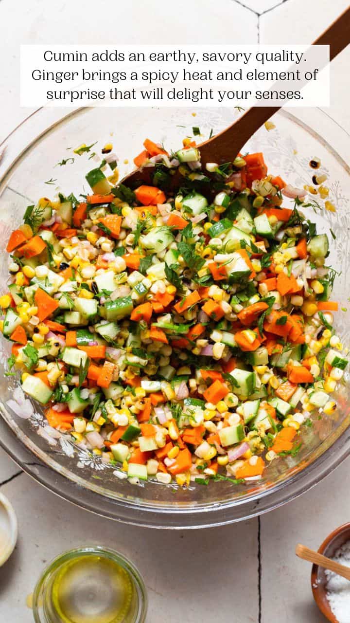 Grilled Corn Salad - The Mediterranean Dish