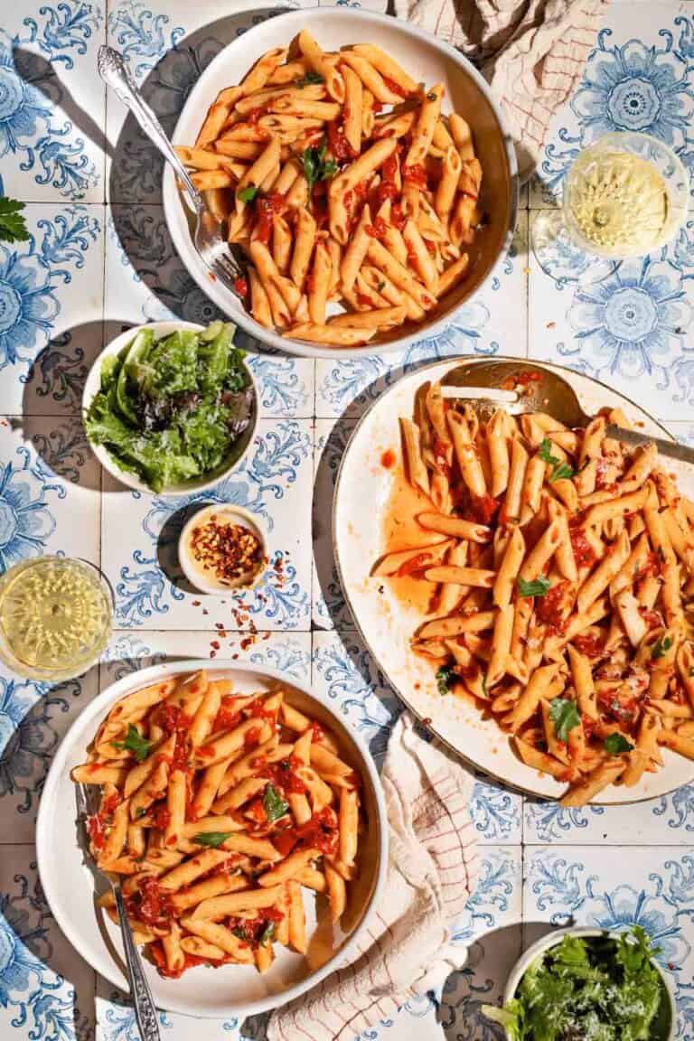 Penne Arrabbiata | The Mediterranean Dish