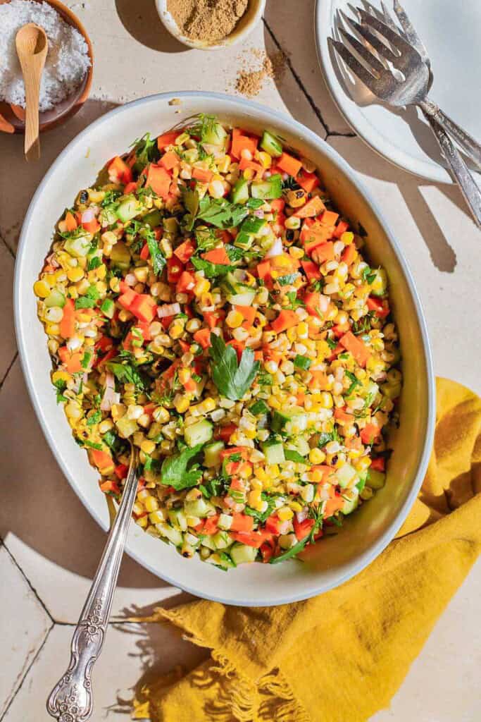 Corn Salad | The Mediterranean Dish