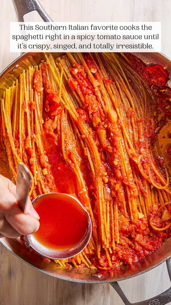 Spaghetti all'Assassina (Spicy Charred Pasta) - The Mediterranean Dish